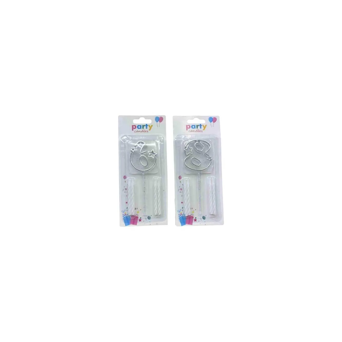 Candelas Mixtas de Numeros TIPS BDL-006
