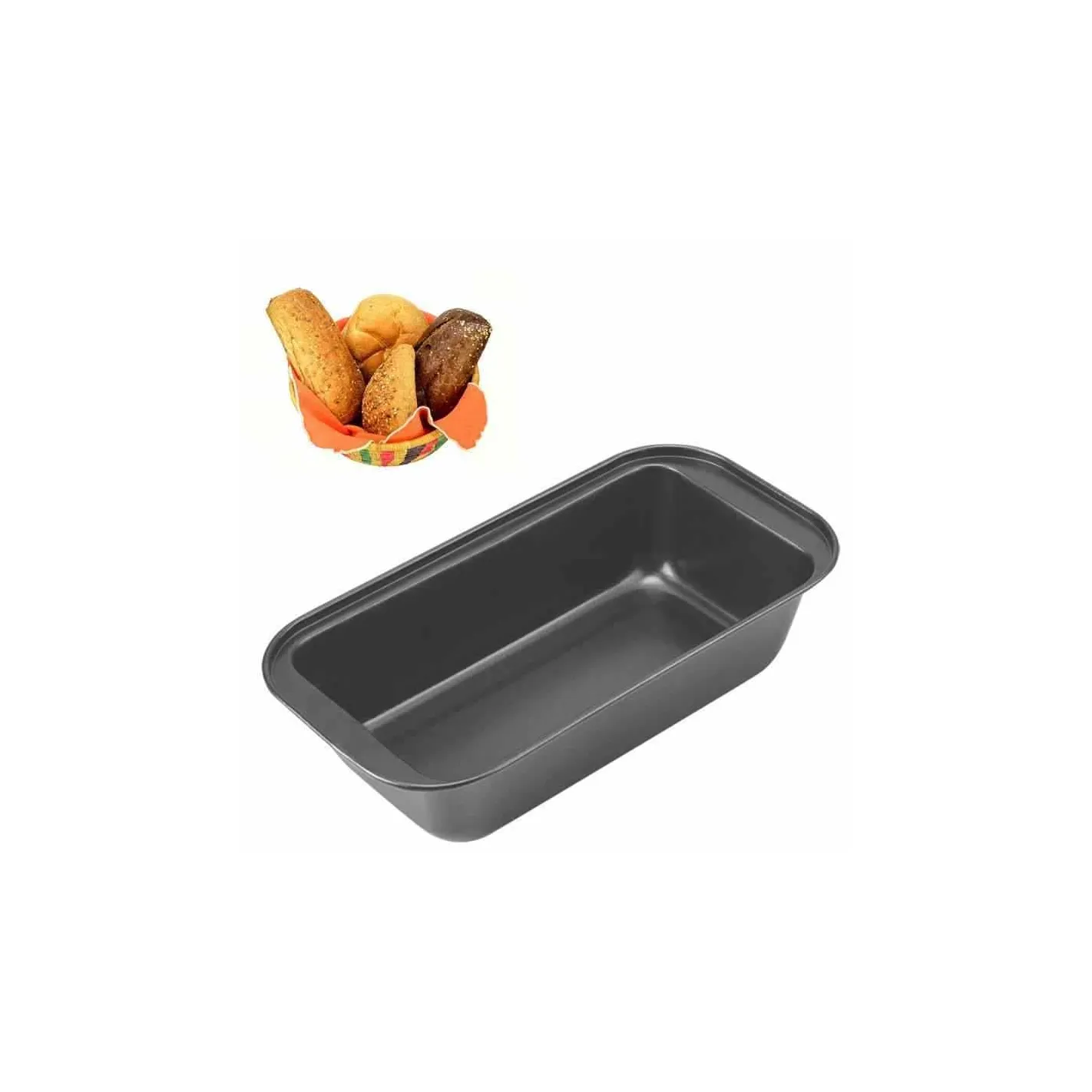 Molde Rectangular de Acero Antiadherente de 15 Centimetros TIPS B-131