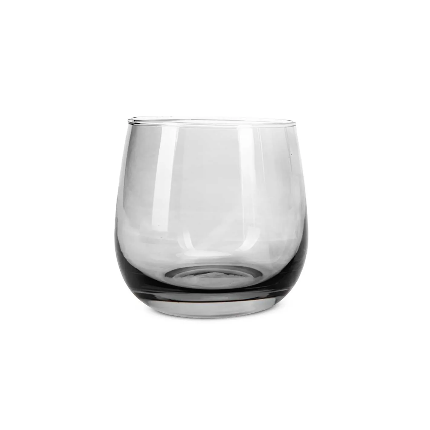 Vaso de Jugo de Vidrio de 390 Mililitros de Color Humo VETRO DHD-017SM/HJ