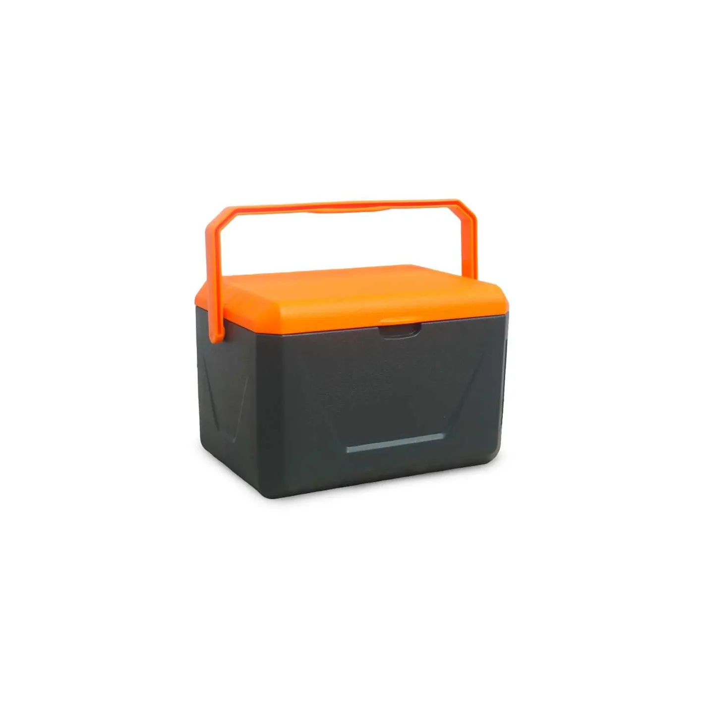 Hielera Plastica de 11 Litros Color Gris y Anaranjado POLARPOD H11