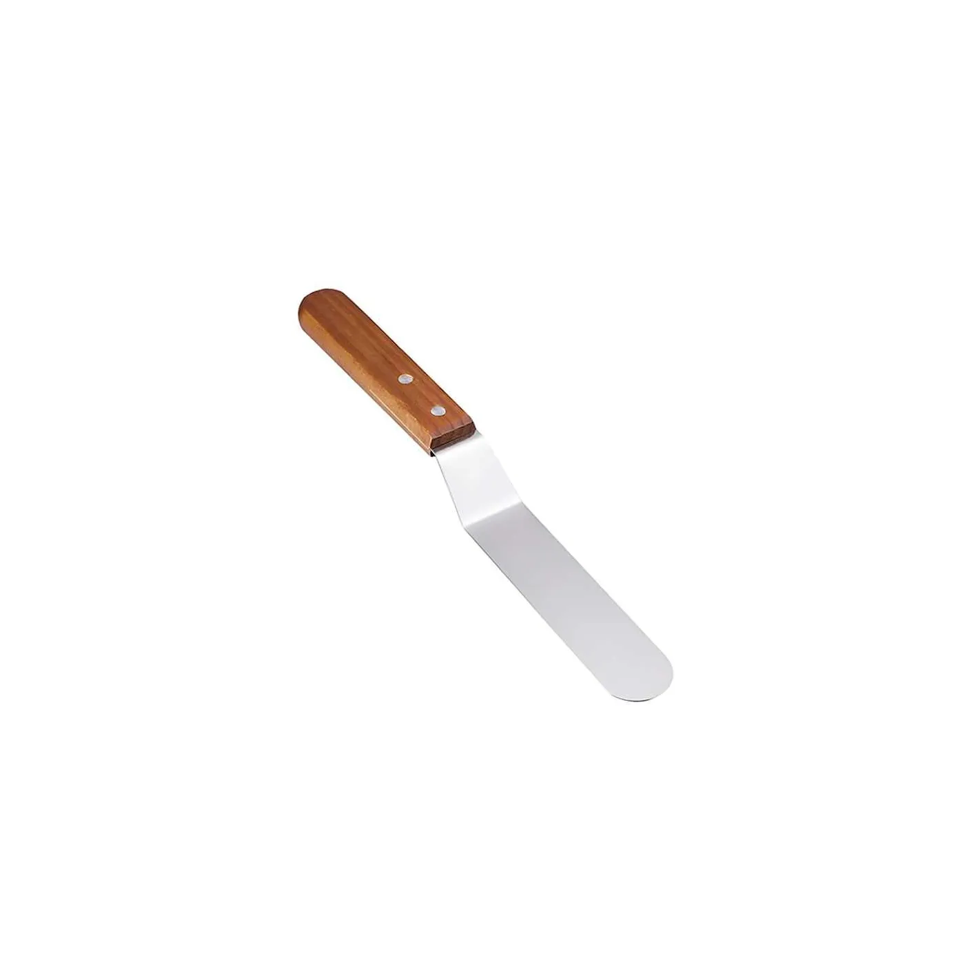 Espatula Curva con Mango de Madera de 6 Pulgadas MASTER CHEF 0761077