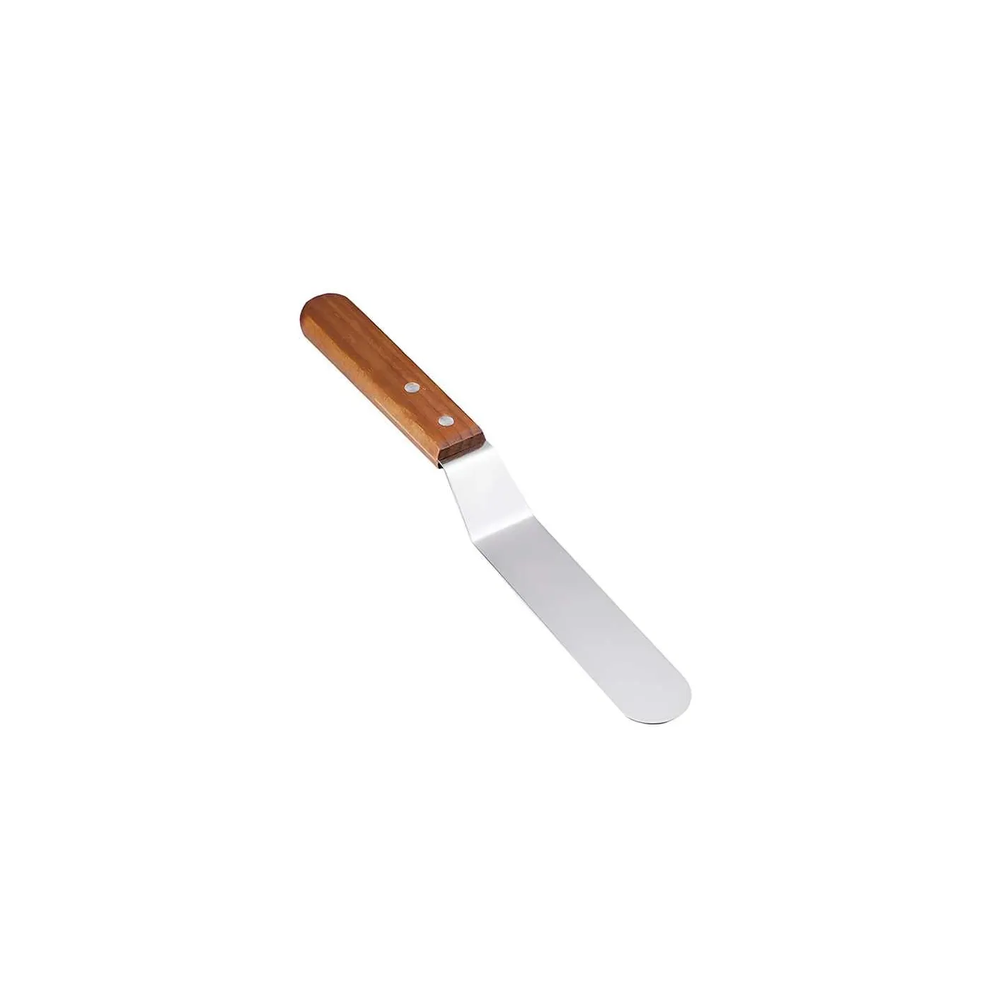 Espatula Curva con Mango de Madera de 8 Pulgadas MASTER CHEF 0761078