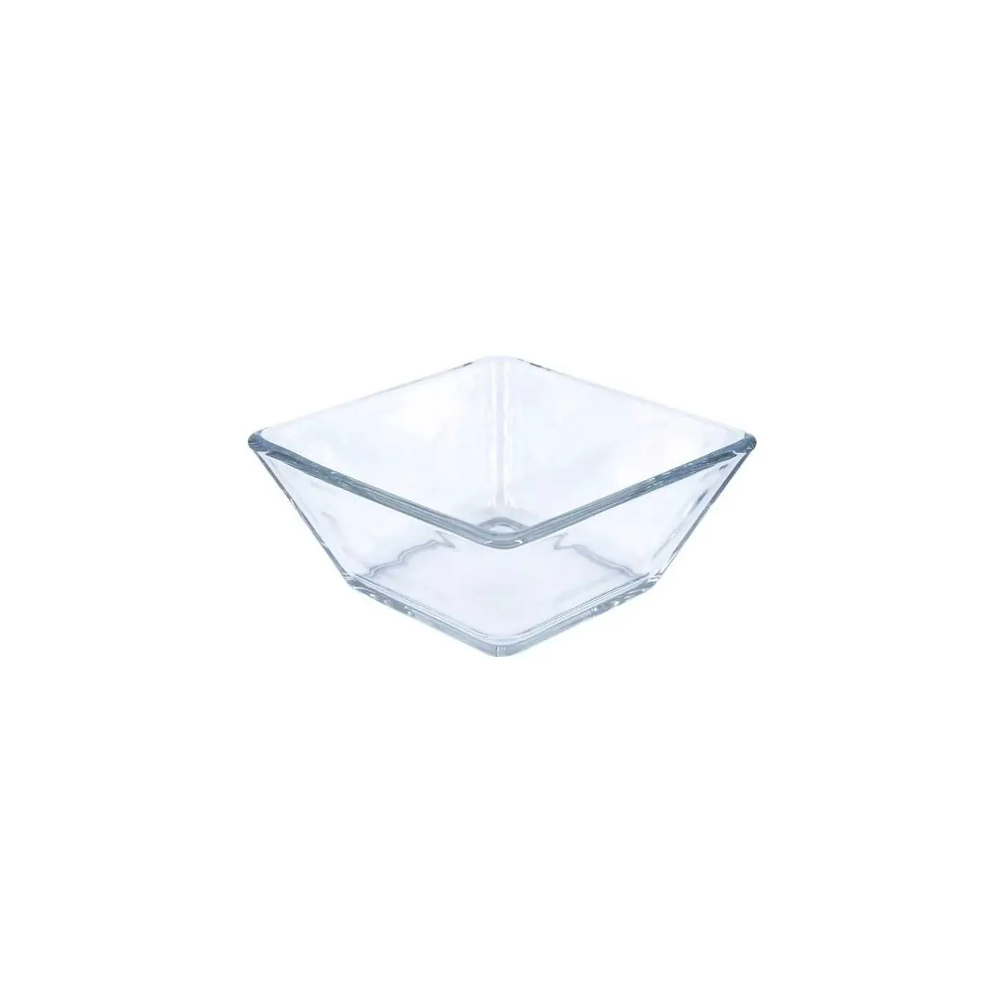 Bowl Cuadrado de Vidrio de 14 Centimetros CRISA 0761/1794710