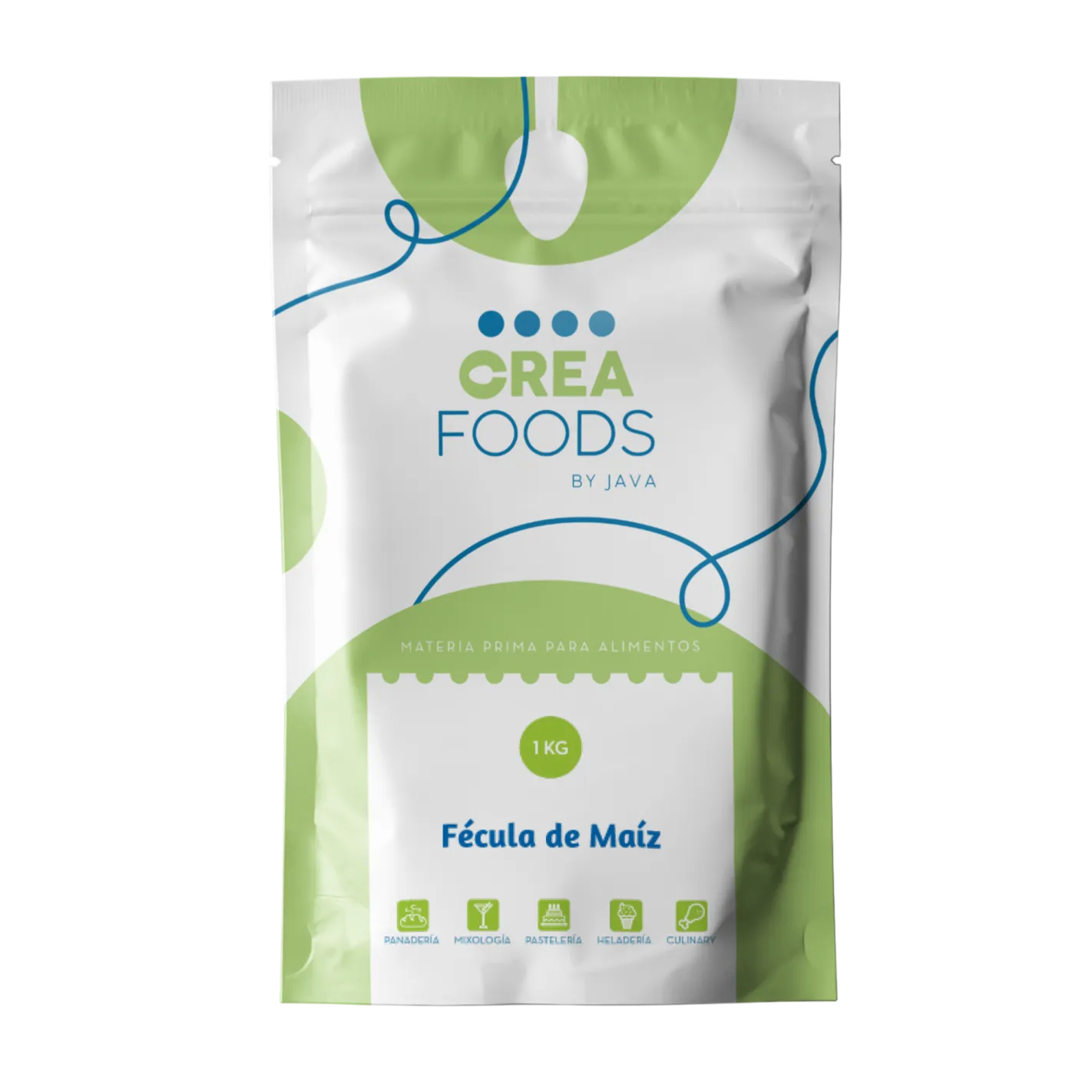 Almidon de Maiz de 1000 Gramos CREA FOODS CD1-AMN